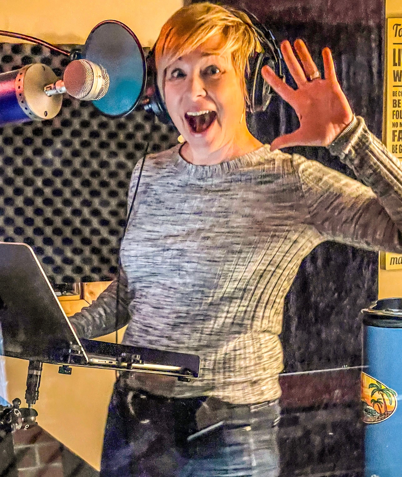 I Didn't See This One Coming! —narrating an audiobook - Jeanie Duncan